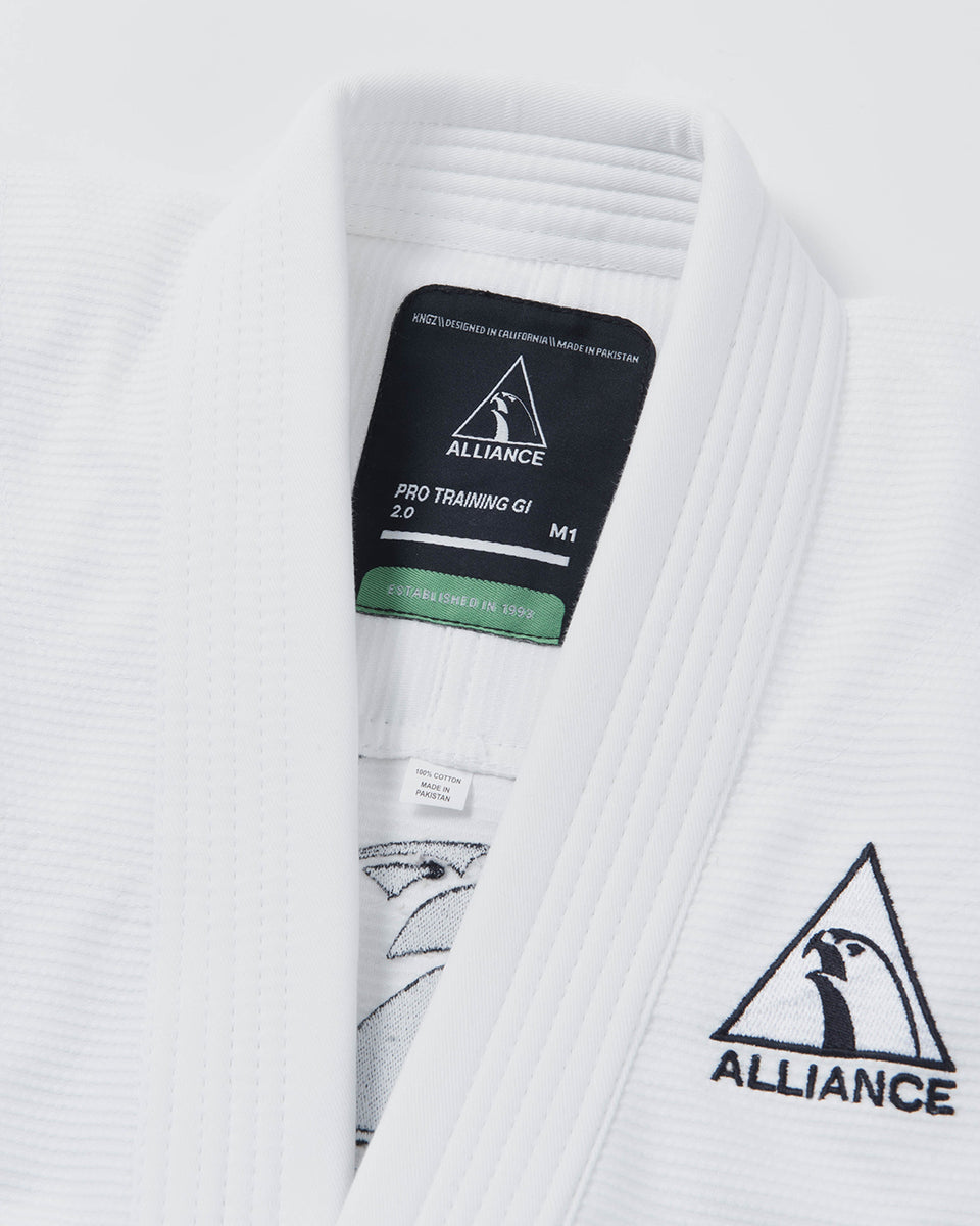 Alliance Pro Training Youth 2.0 Jiu Jitsu Gi - White – Alliance Jiu ...